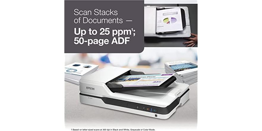 Epson DS-1630 Document Scanner (Open Box)