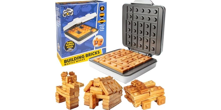 WaffleWow! Building Bricks Electric Waffle Maker
