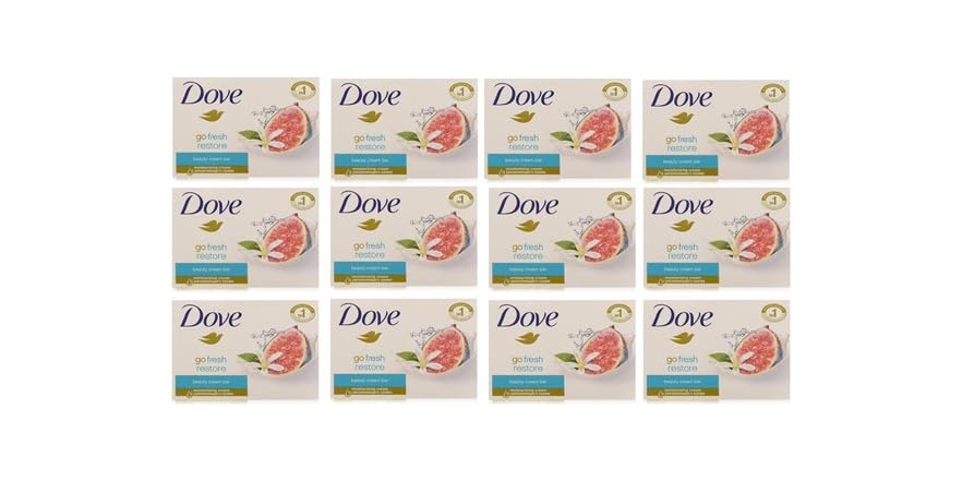 Dove Restore Beauty Bar, 3.5oz, 12-Pack