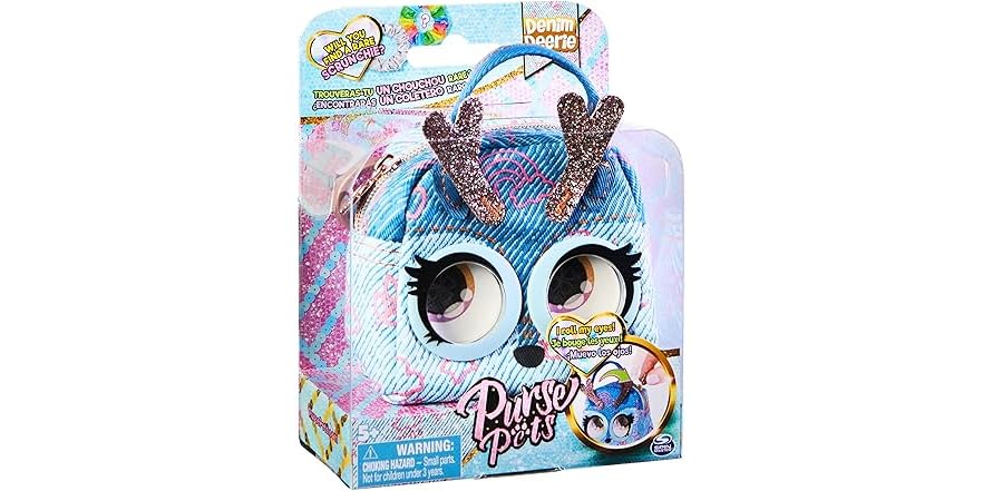 Purse Pets Denim Deerie