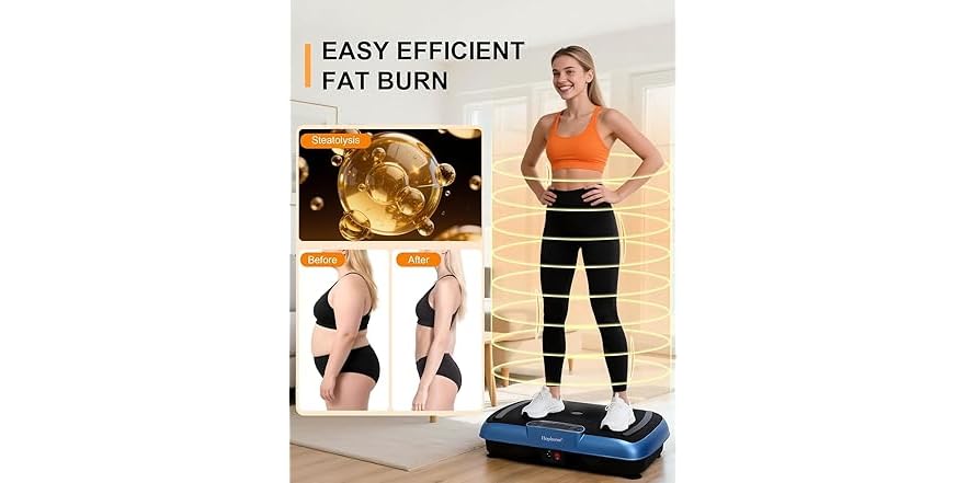 Hophorse Vibration Plate Machine (Blue)