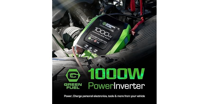 GREEN FUEL AD20003G 1000W Power Inverter
