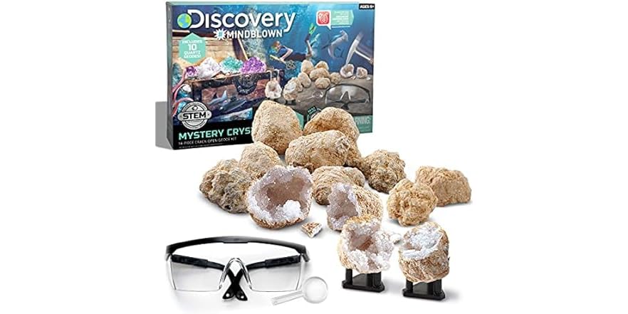 Mystery Crystals Geode Excavation Kit 14pc