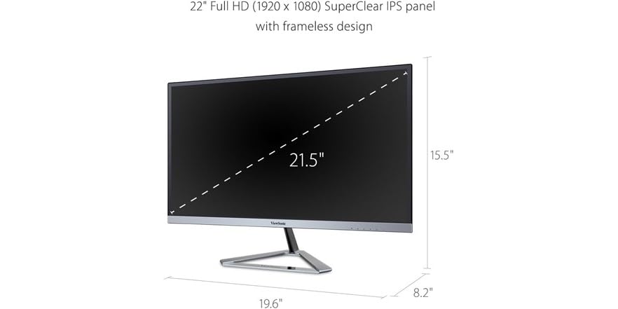Viewsonic VX2276-SMHD 22" IPS Frameless Monitor