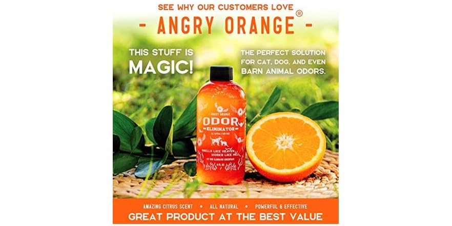 Angry Orange Pet Odor Eliminator