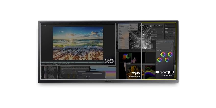 Samsung 34" SJ55W Ultrawide Gaming Monitor (Open Box)