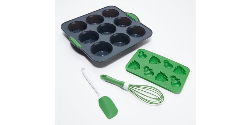 Trudeau 4pc Cupcake Set with Candy Mold