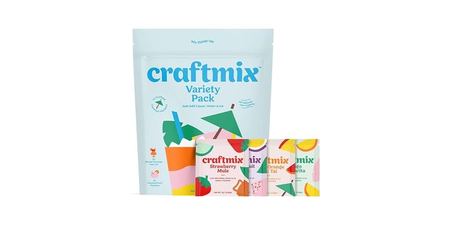 Craftmix Cocktail Mixers 36 Pack - Variety