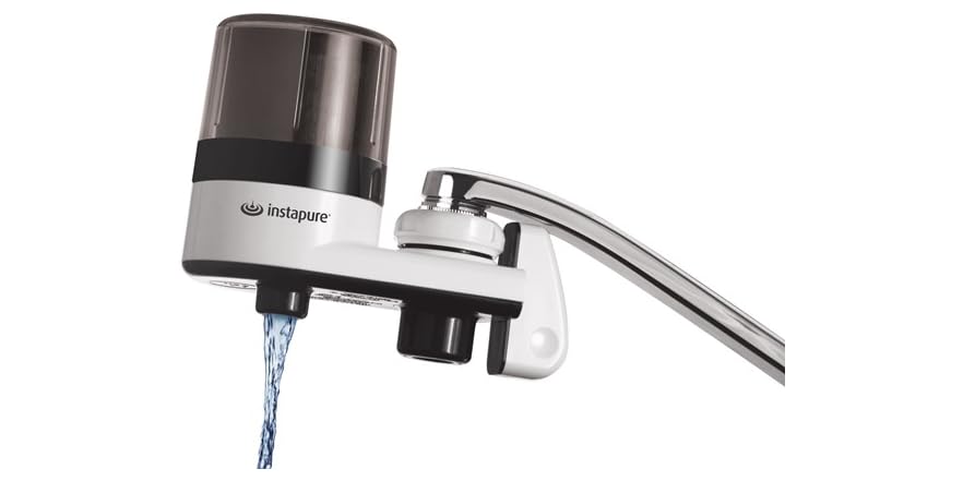 Instapure Faucet Water Filter w/ 4 Replacements
