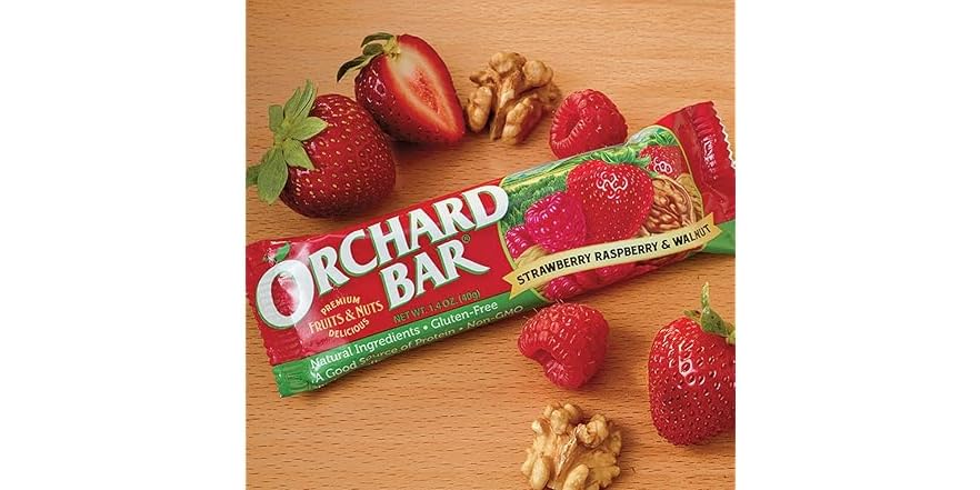 32ct Orchard Bars - Strawberry, Raspberry & Walnut