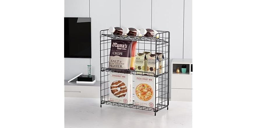 TISEMENT 3-Tier Countertop Snack Rack