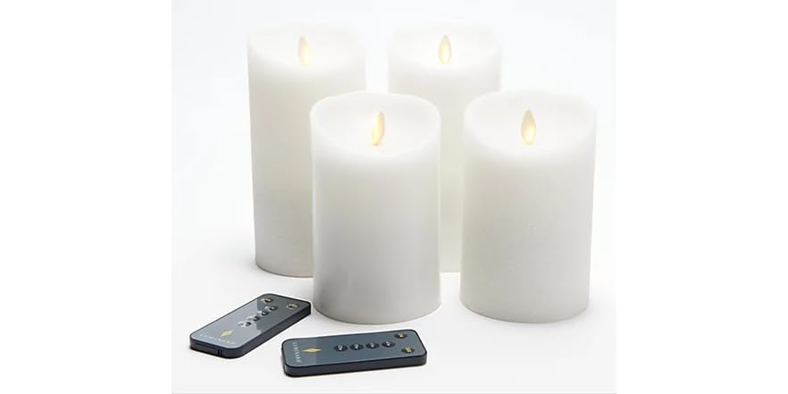 Luminara Flameless 4-Pack Candle Set