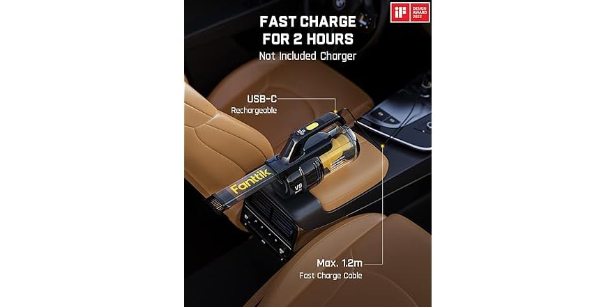 FANTTIK V9 Mate High Power Vacuum Cordless