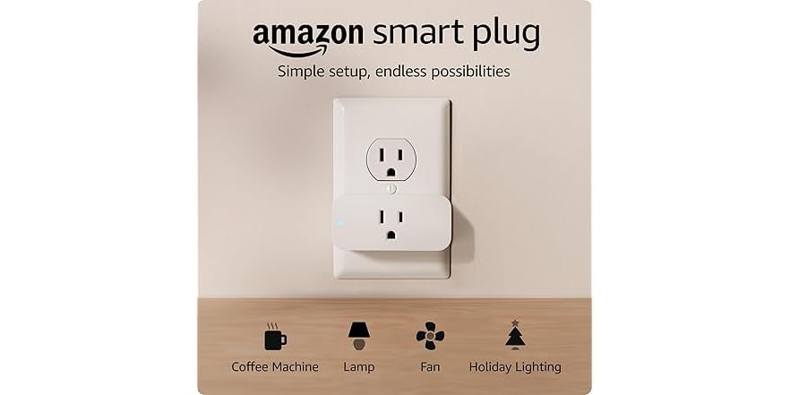 (NEW) Amazon Smart Plug (Damaged Packaging)