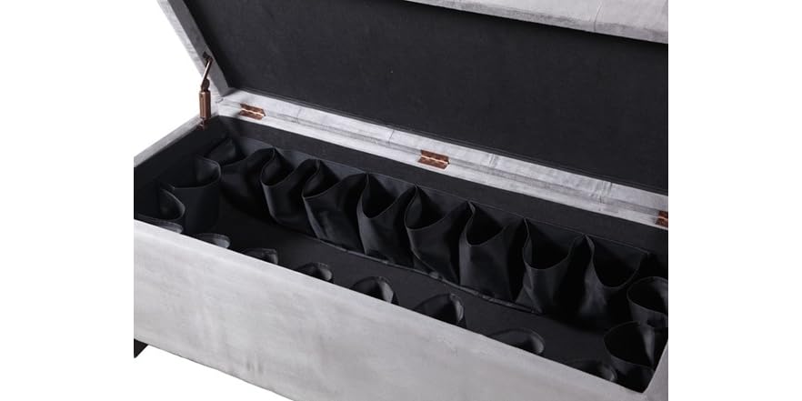 Carmen Shoe Storage Ottoman (3 Colors)