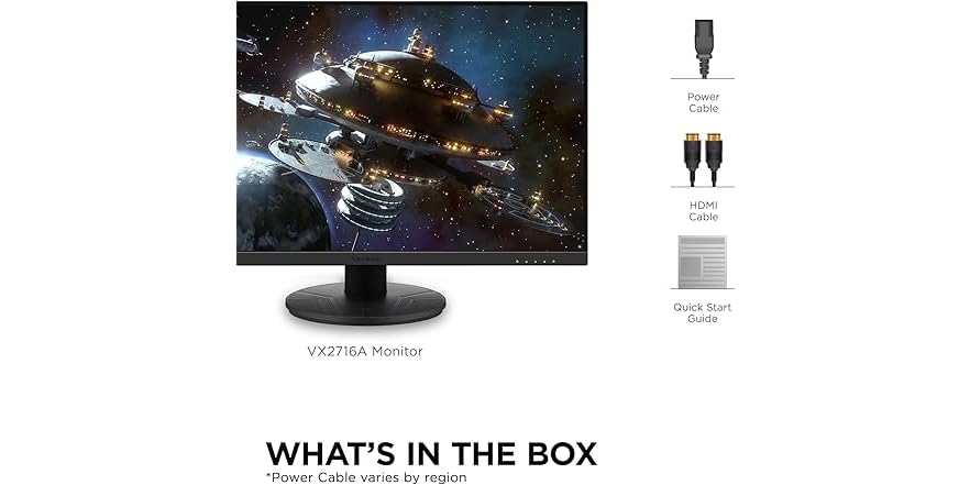 ViewSonic VX2716A-S 27" IPS Gaming Monitor