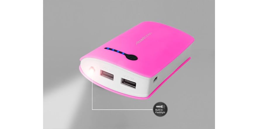 Acellories Power Bank w/ Light - 2 pack