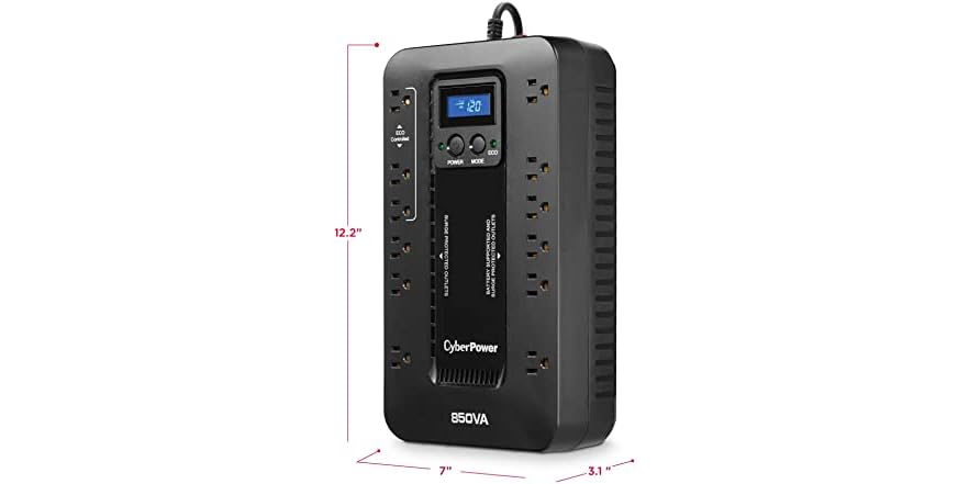 CyberPower EC850LCD Battery Backup