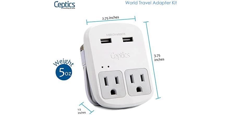 International Plug Adapter Kit