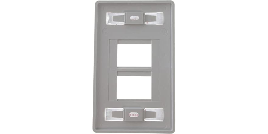 Siemon Single Gang Max Modular Faceplate, 4-Port