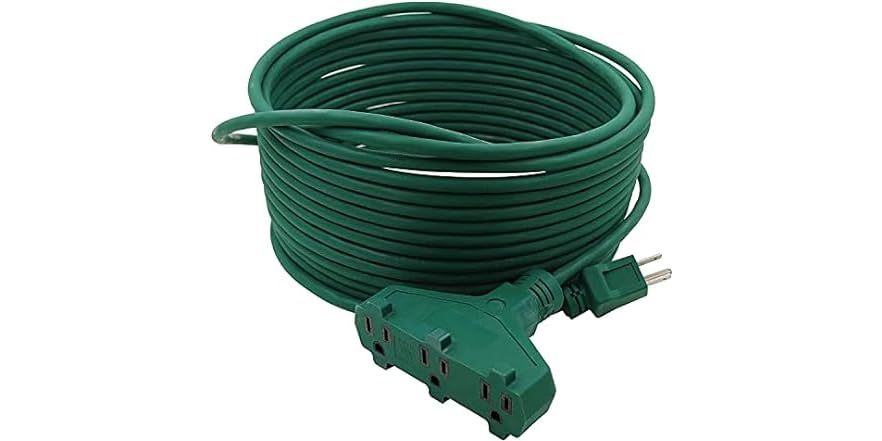 Clear Power 35 ft 16/3 Lawn & Garden Outdoor Cord