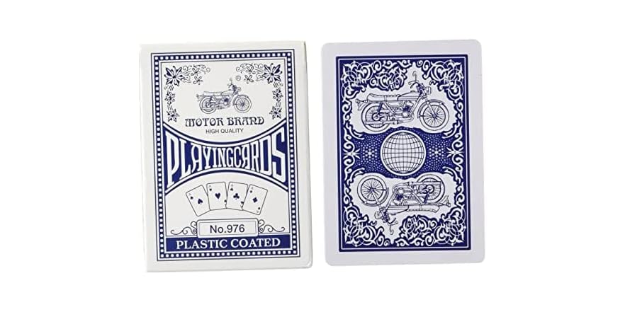Motor brand playing cards