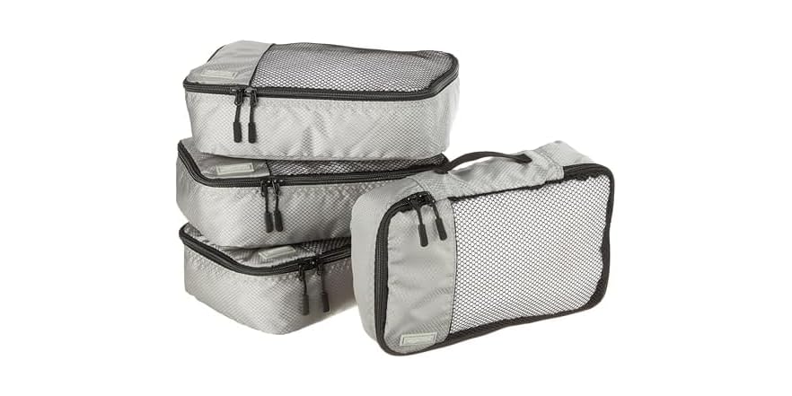 Amazon Basics Small 4pc Travel Cube Set