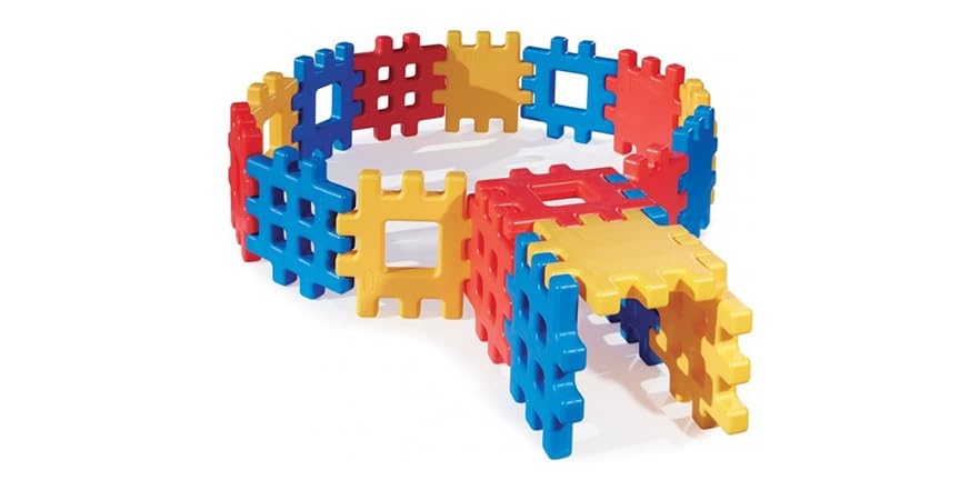 Little Tikes 18-Piece Big Waffle Block Set