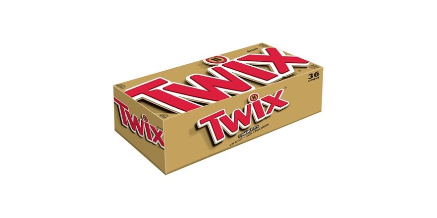 Twix Full Size Candy Bar, 36ct
