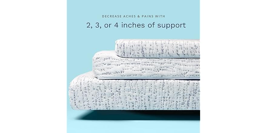 ViscoSoft 3" MemoryFoam Mattress Topper