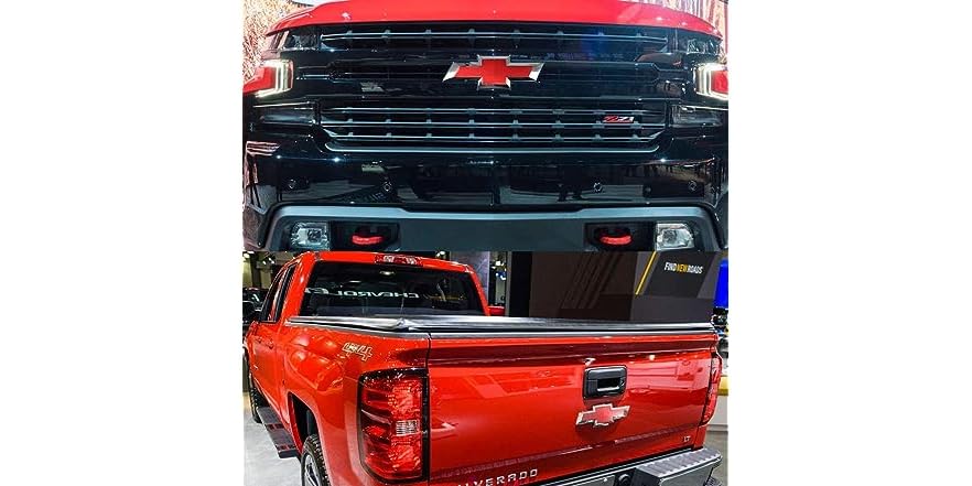 Front and Tailgate Emblem,Chevy GM Silverado 1500