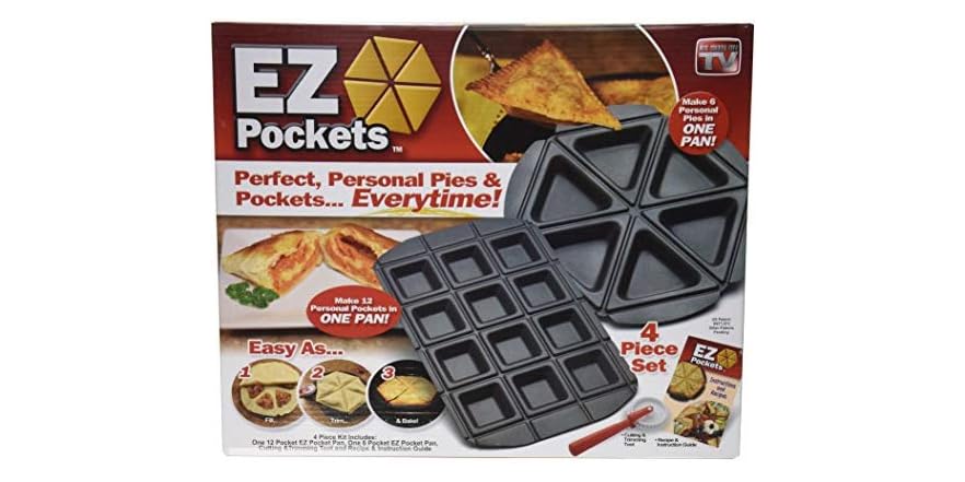 EZ Pockets Gray 4-Piece Baking Kit
