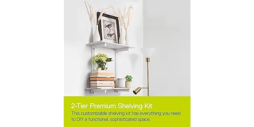 Delta Floating Wall Shelves Pick 2, 3, or 4 tier