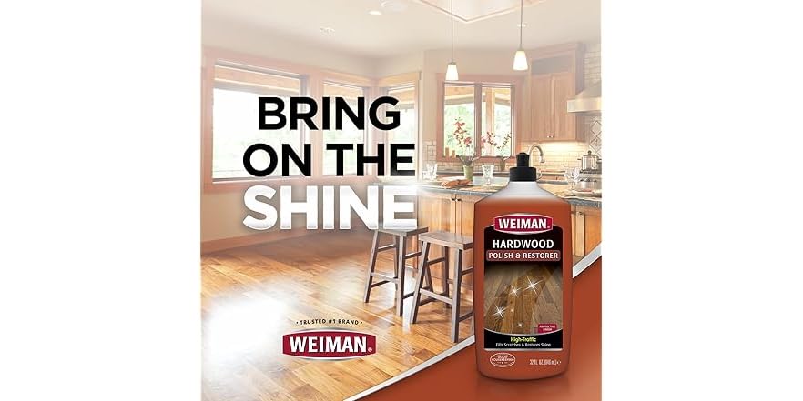 Weiman Wood Floor Polish and Restorer - 32 Ounce
