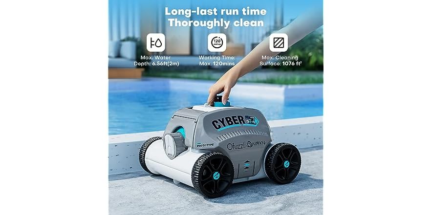 Ofuzzi Cyber 1200 Robotic Pool Cleaner