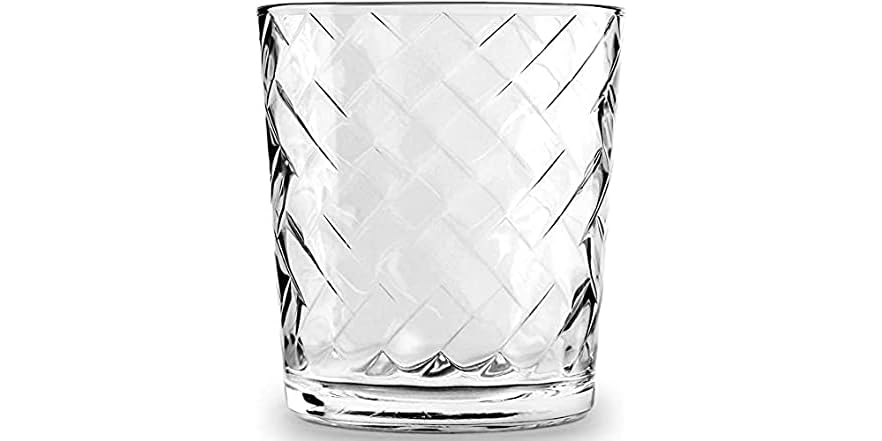 Circleware Chevron Huge 12-Piece Glassware Set