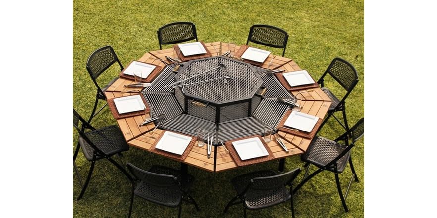 JAG Grills Eight-Seater Grilling Table
