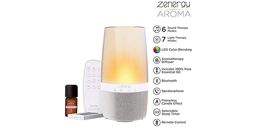 iHome Zenergy Aromatherapy Diffuser Speaker