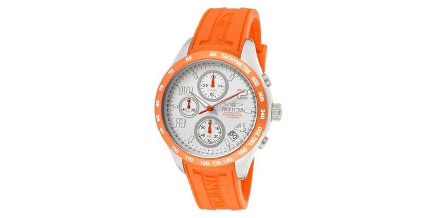 Orange Invicta Sport Chrono Unisex Watch