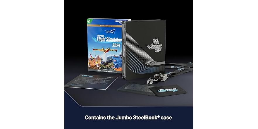 Microsoft Flight Simulator 2024 - Premium Deluxe SteelBook Edition