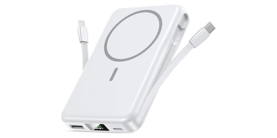 Aobbow 10000mAh Power Bank White
