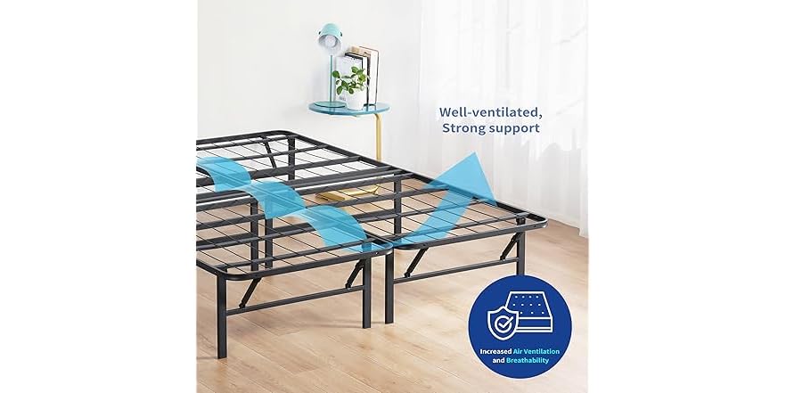 Olee Sleep Metal Bed Frame VARIES