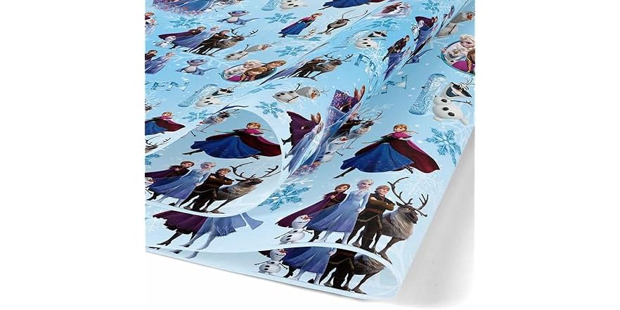 5 Pcs Frozen Wrapping Paper