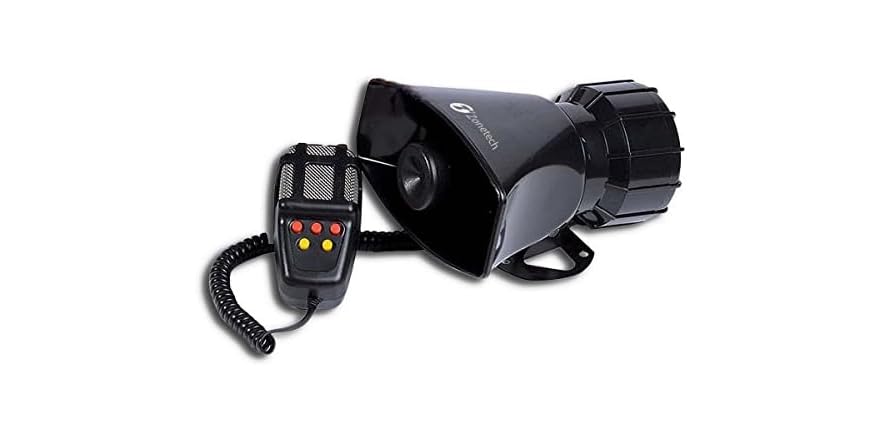 80W Car Siren Horn PA Micro System
