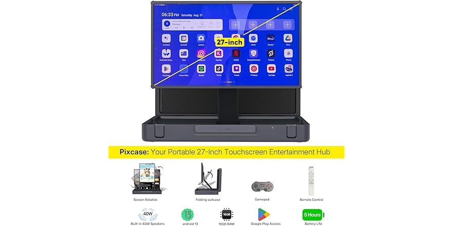 Mobile Pixels Pixcase 27" Monitor (Open Box)