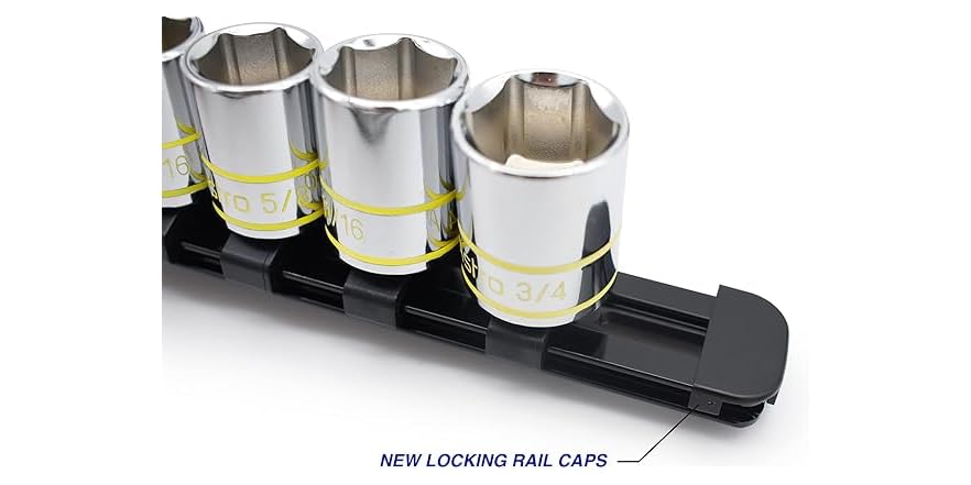 Astro Tools 4138 38pc Hi-Vis 6pt SAE Socket Set