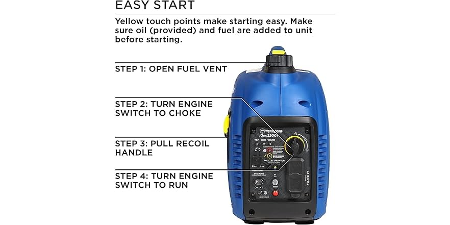 Westinghouse 2200 Watt Portable Inverter Generator