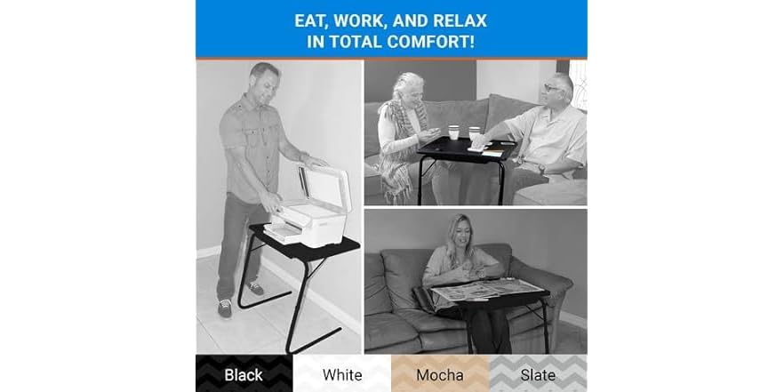 TableMate XL Deluxe Multipurpose Adjustable Folding Table