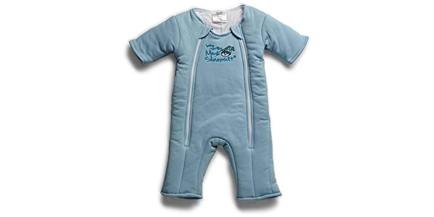 Baby Merlins Magic Sleepsuit Cotton Blue