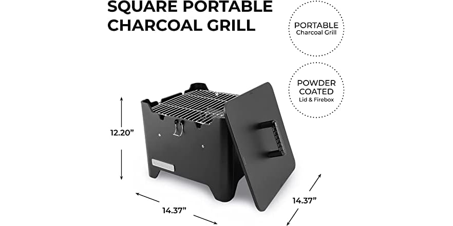 Permasteel Square Charcoal Grill (You Pick)